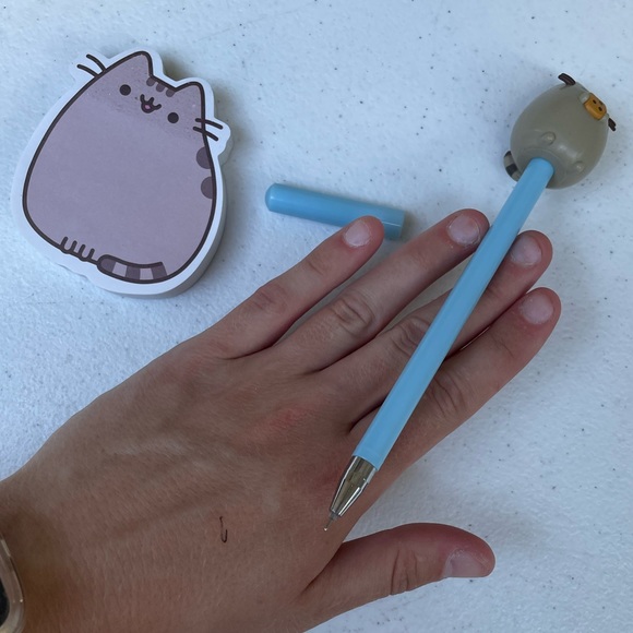Pusheen | Office | Rare Pusheen Cookie Pen Notepad | Poshmark